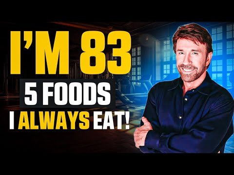 Chuck Norris tem 83 anos mas parece ter 59 anos: 5 alimentos